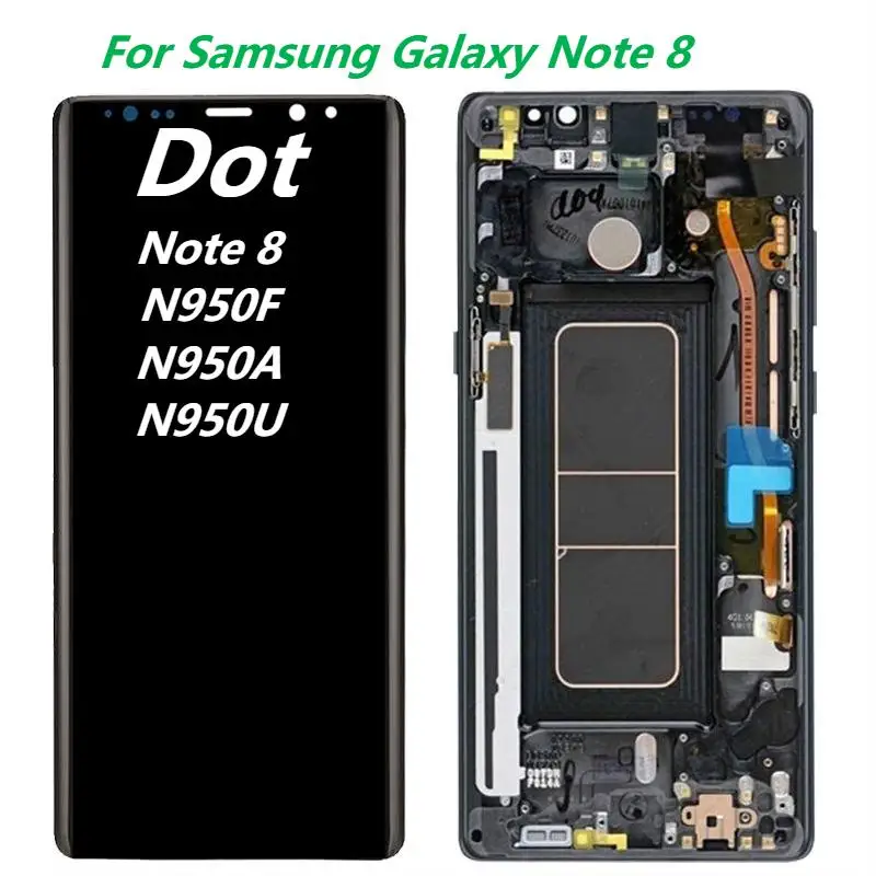 Original AMOLED 6.3'' N950F Screen For Samsung Galaxy Note 8 LCD With ...