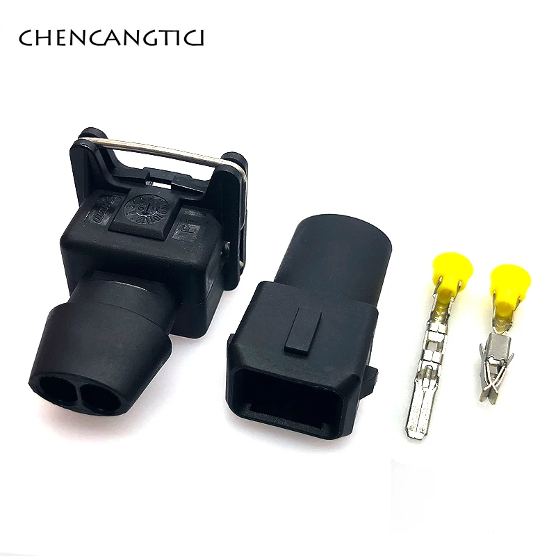 Rubber Fuel Injector Connector | Connector Amp Junior | 2 Pin Car ...