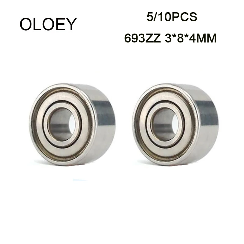 5-10pcs-693ZZ-3x8x4mm-Mini-Bearing-Metal-Sealed-Miniature-Ball-Bearings ...