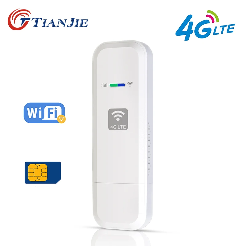 TIANJIE LDW931 와이파이 라우터 4G 동글 모바일 휴대용 무선 LTE 미니 USB 모뎀 나노 SIM 카드 슬롯 포켓 ...