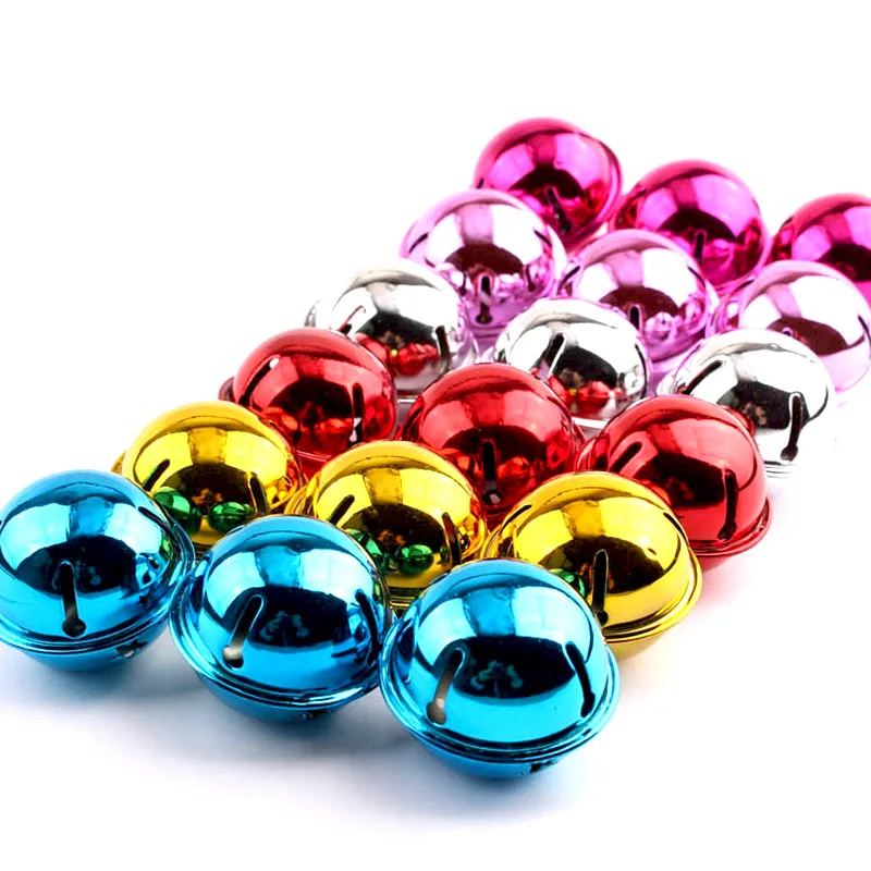 5-10PCS-40mm-Colorful-Bells-Christmas-Decoration-Pendants-Pet-Bells-DIY ...