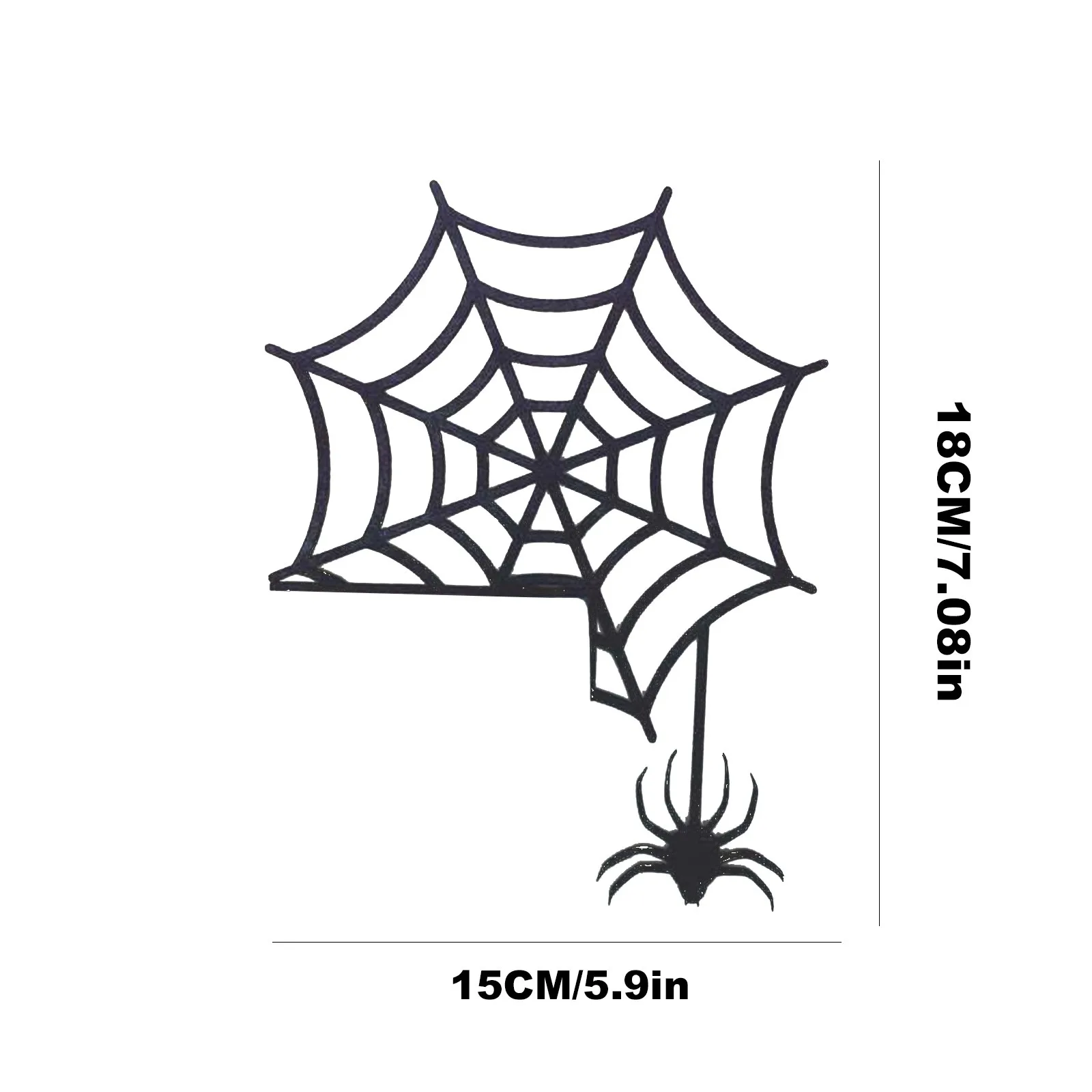 Spider Web Corner Black