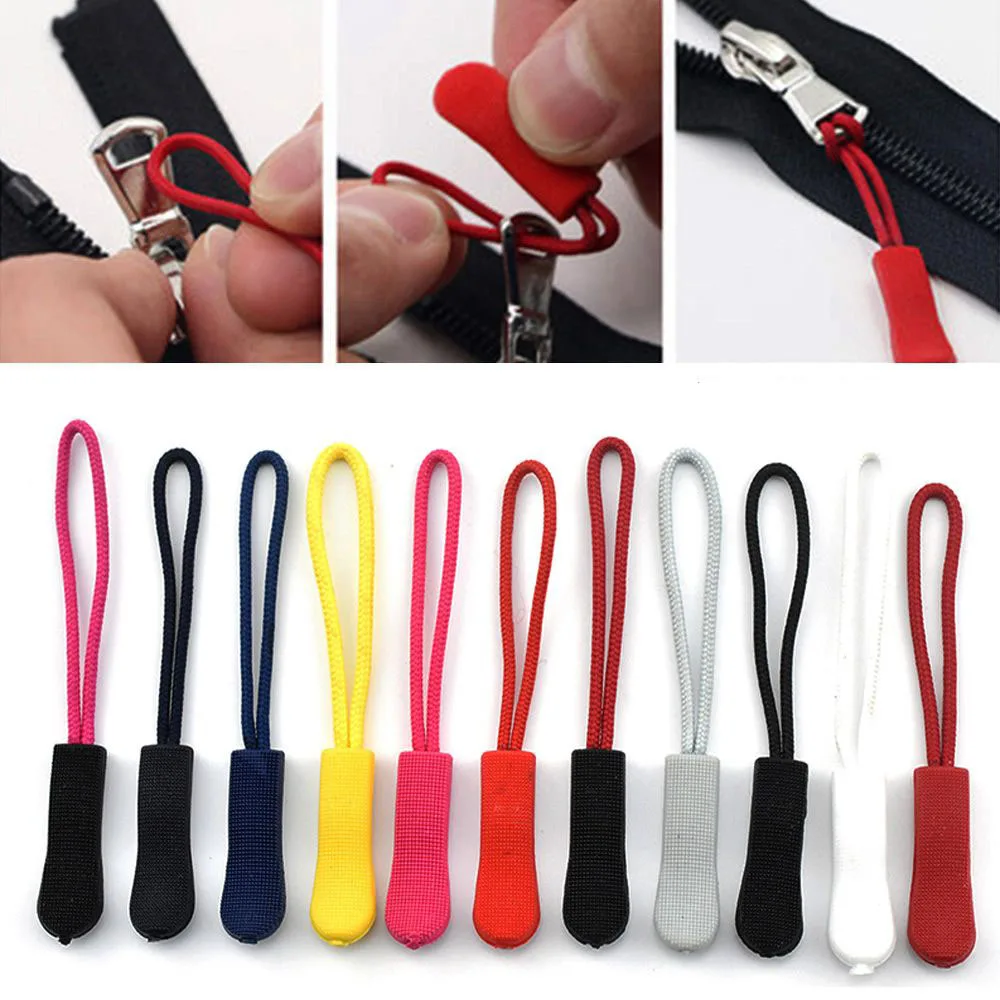 10pcs-Zipper-Puller-End-Fit-Rope-Tag-Fixer-Zip-Cord-Tab-Replacement ...
