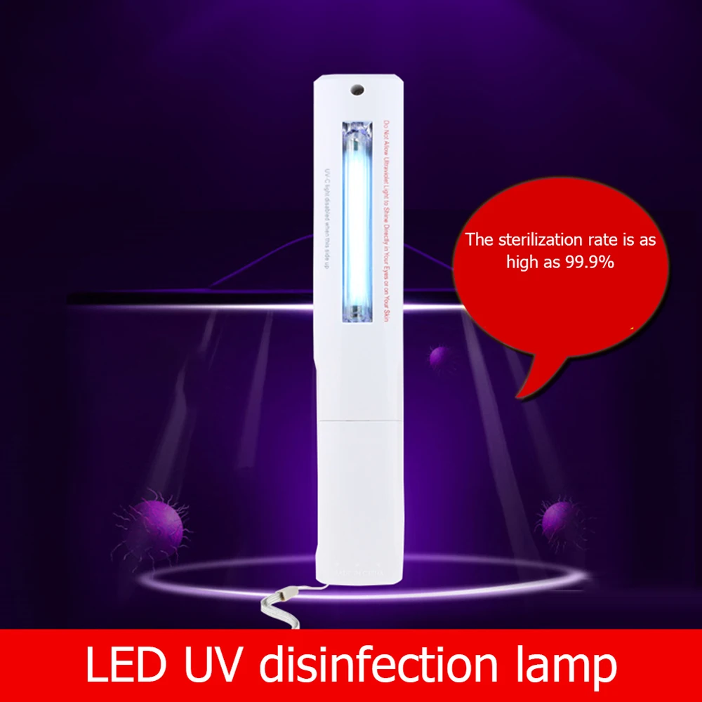 Portable folding Disinfection UV Lamp Home Living Room LED Ultraviolet ...
