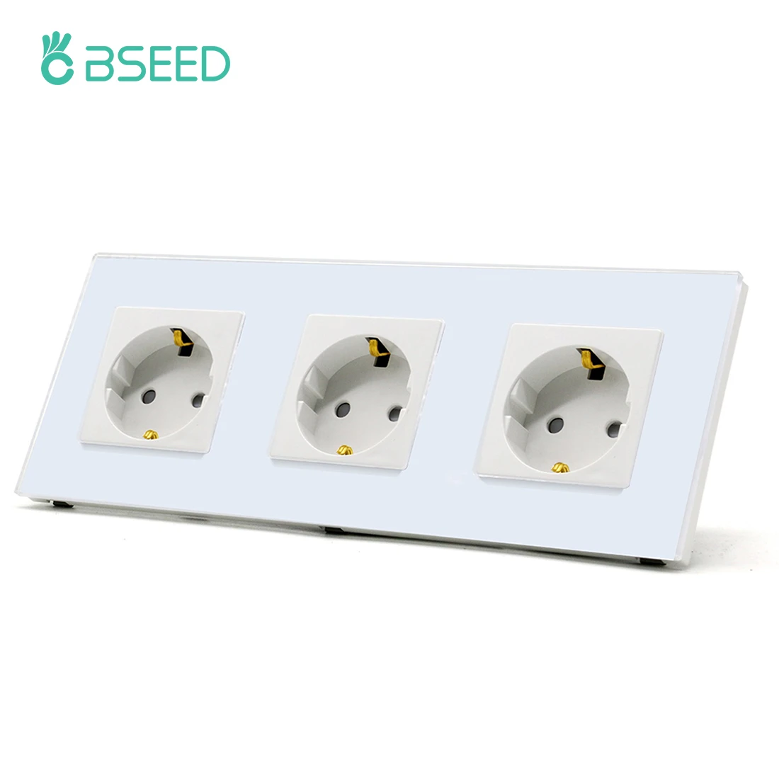 Bseed New Triple Eu Russia Standard Power Sockets White Black Grey Gold ...