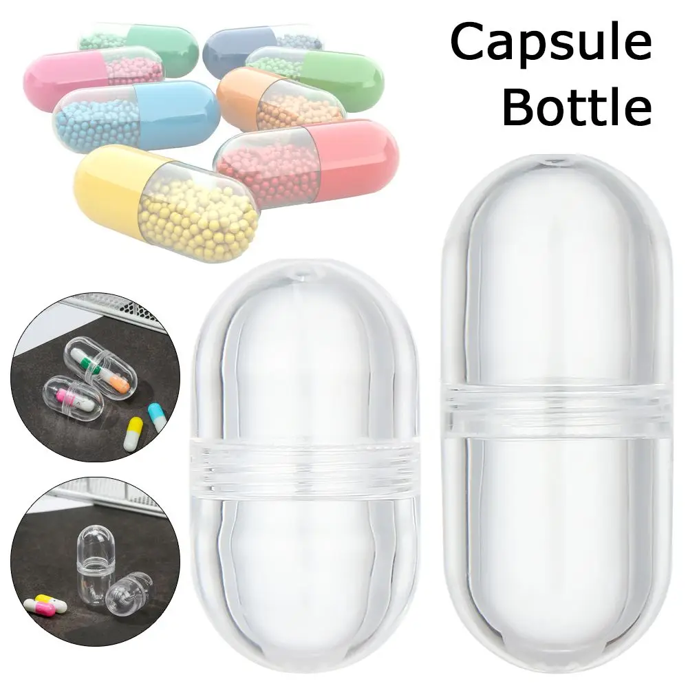Clear Pill Capsule