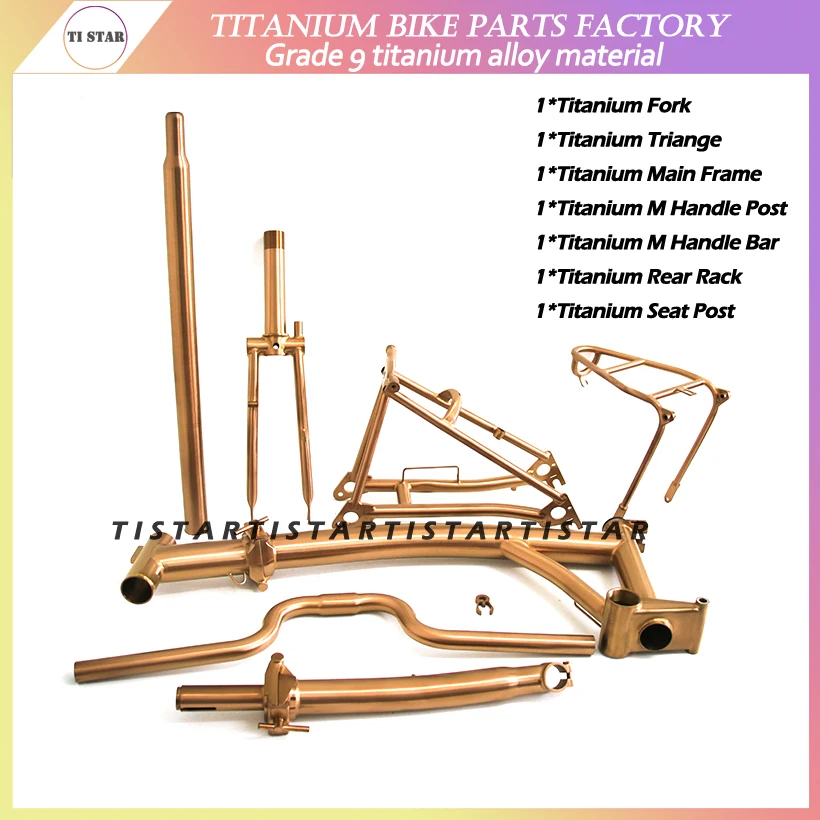 Titanium Accessories for Brompton Folding Bike A Whole Set Suitable for ...