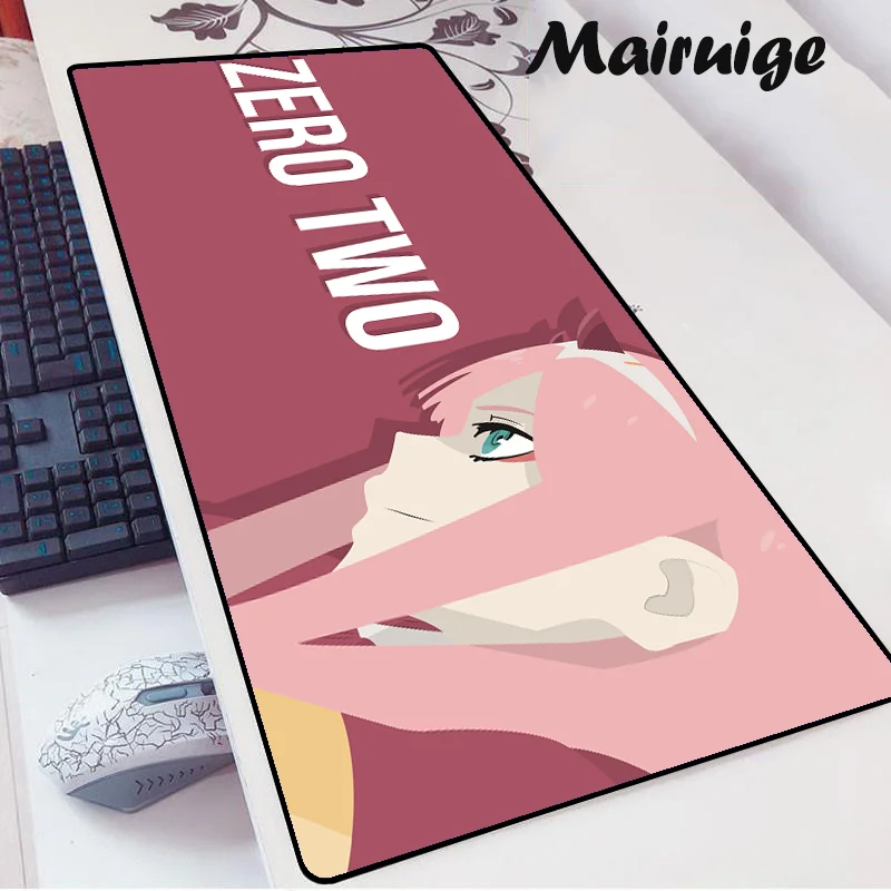 Pink Haired Anime Girl Gaming Mouse Pad Electronics & Accessories ...