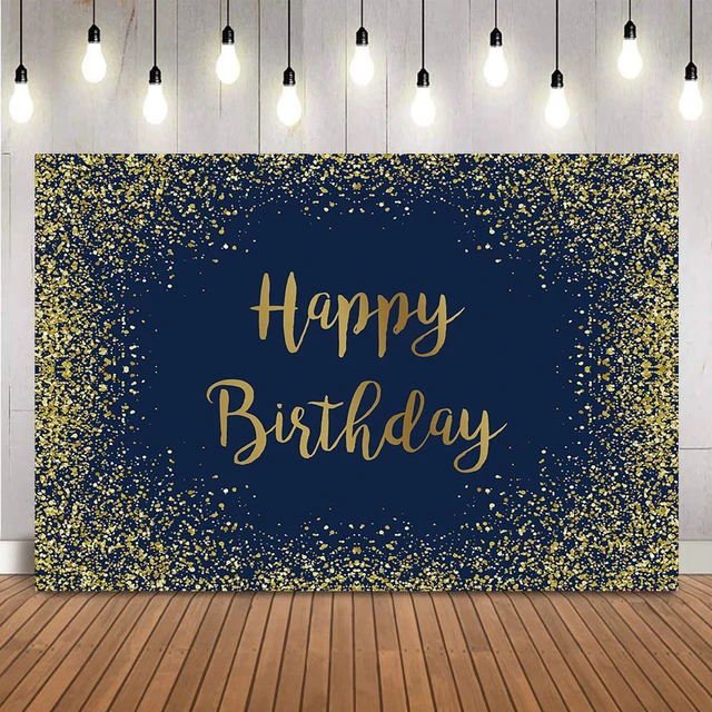Blue Birthday Backdrop