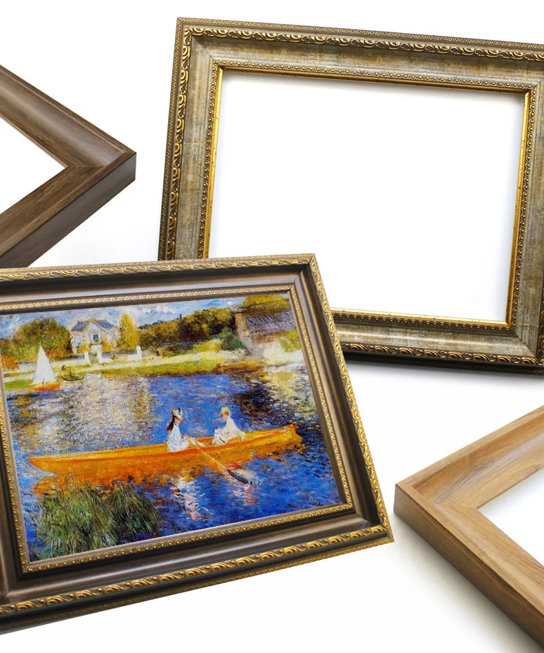 Classic-European-DIY-art-Wood-like-plastic-Picture-frame-Canvas ...