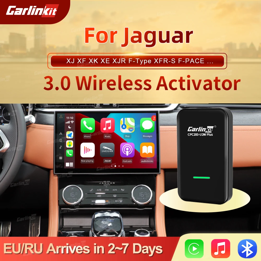 Carlinkit 3.0 Carplay Wireless Dongle For Jaguar Xj Xf Xk Xe Xjr F-type Xfr-s F-pace Xjr575 2015 ...