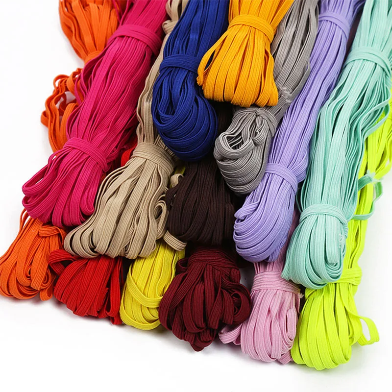 El-stico-colorido-de-alta-elasticidade-6mm-corda-faixa-de-borracha ...