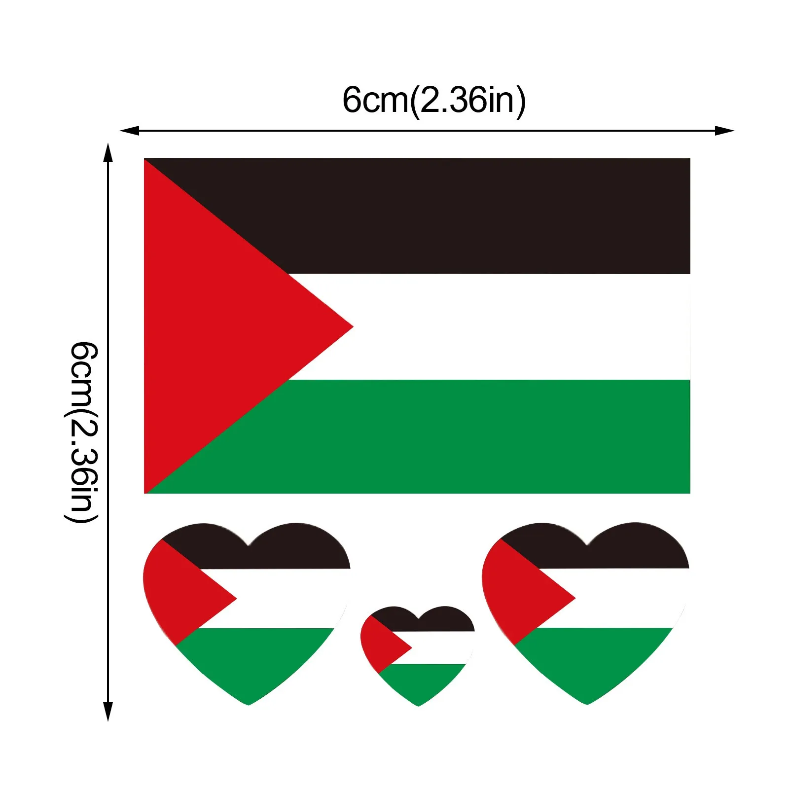 Palestinian Flag Tattoo