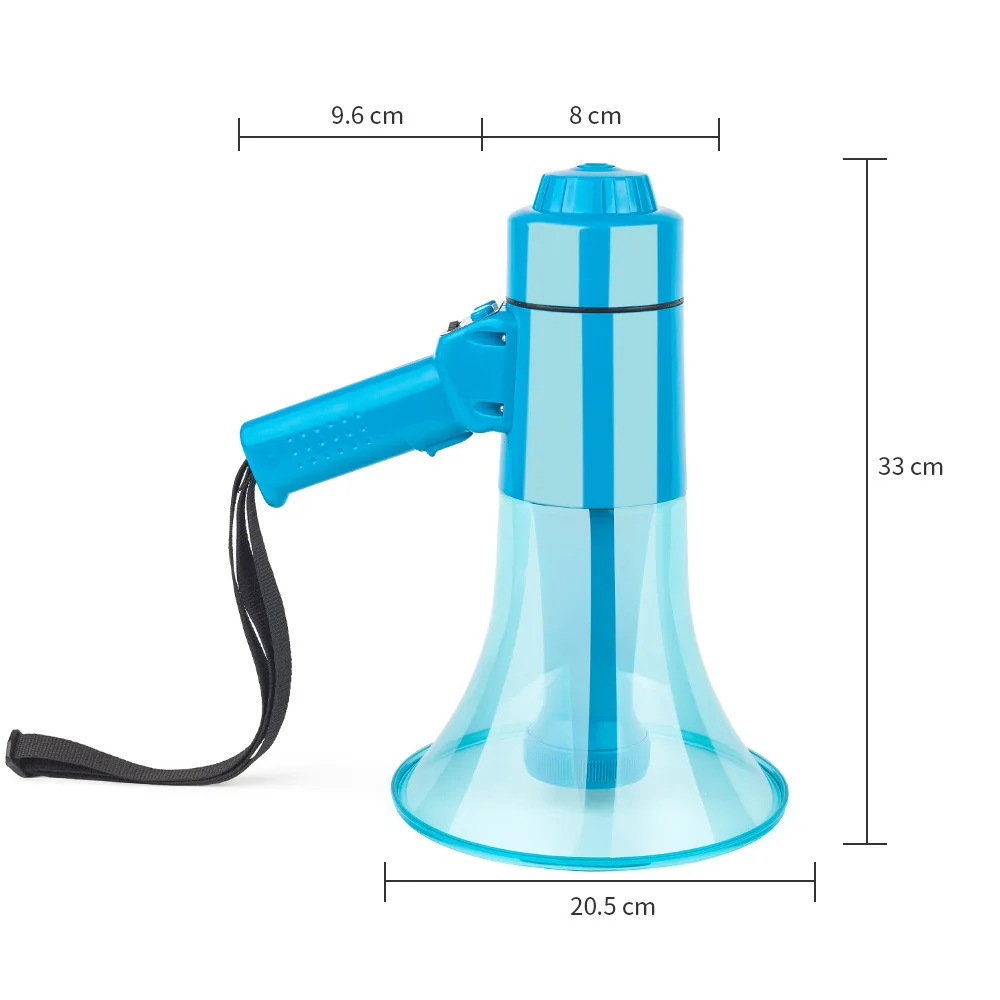 Megáfono de camuflaje impermeable, megáfono de seguridad para rescate al aire libre, altavoz de ...