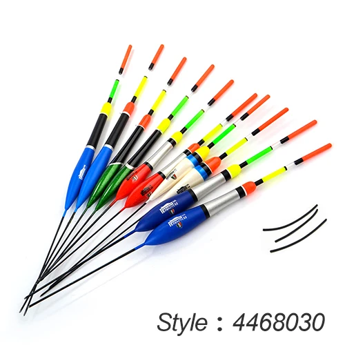 FISH KING 10PCS/lot Fishing Float Set Flutuador Mix Size Color For Carp ...