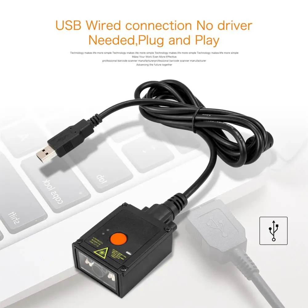 NETUM Embedded Scanning Module 1D 2D QR Barcode Scan Head USB/RS232 ...