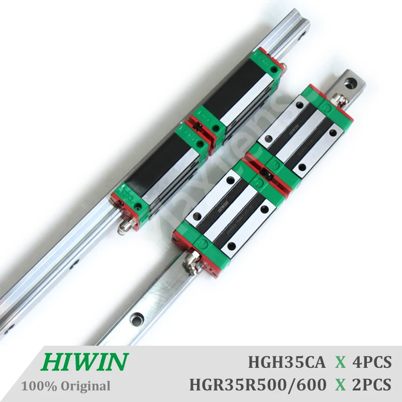 Hiwin hgr35 trilho de guia linear hgh35ca blocos roteador transporte ...