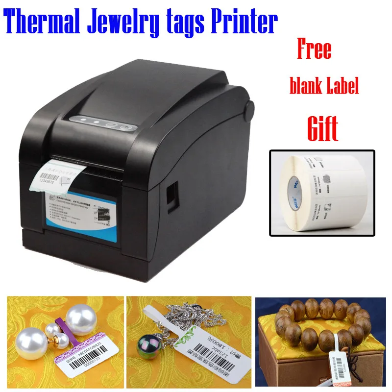 Cheap Thermal Jewelry Printer Set with Free Jewelry Label Roll and Free ...