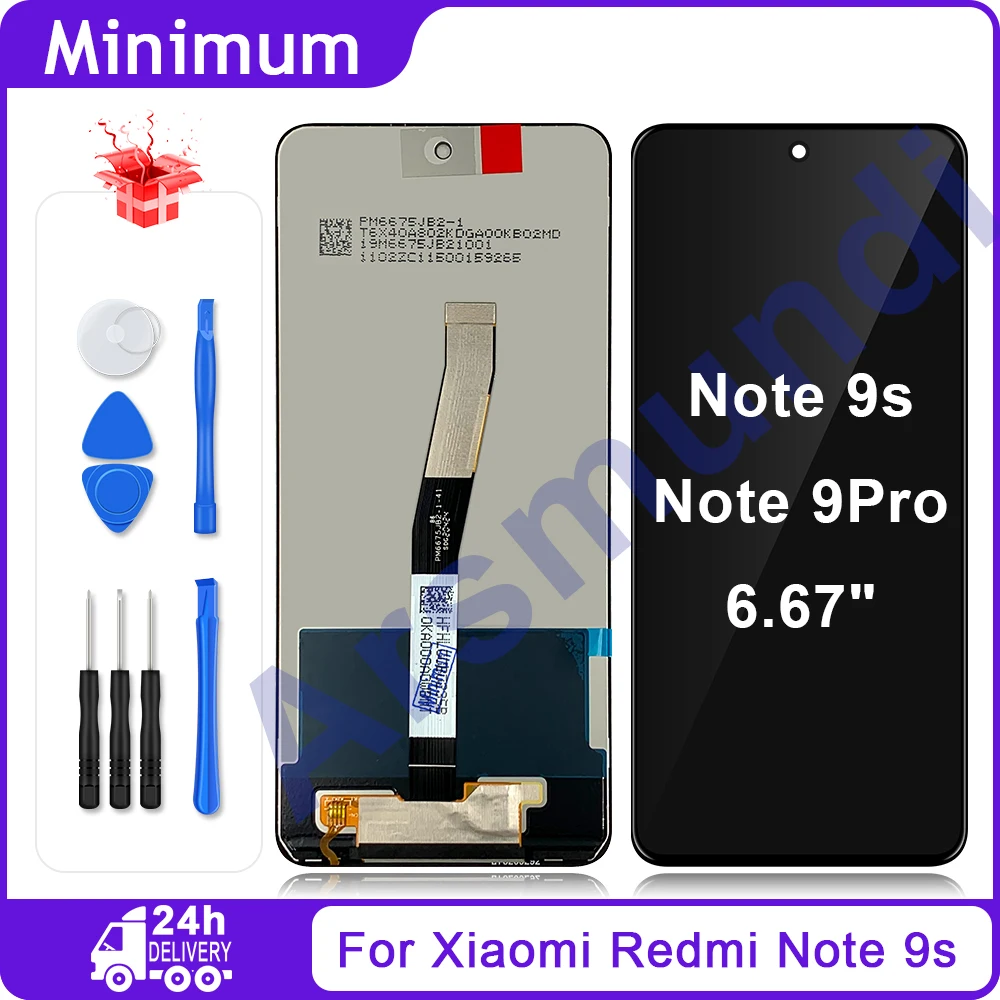 6.67" Original For Xiaomi Redmi Note 9 Pro Lcd Display Touch Screen ...