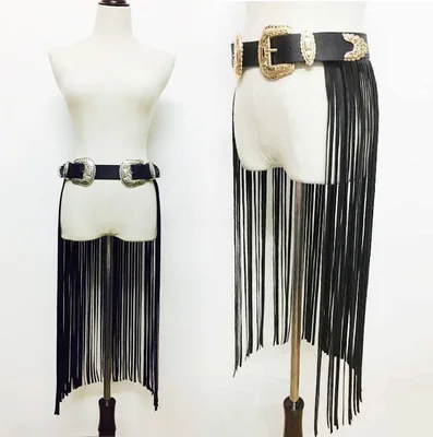 Leather Tassel Rope Belt | Faux Leather Designer Belts | Women Belts ...