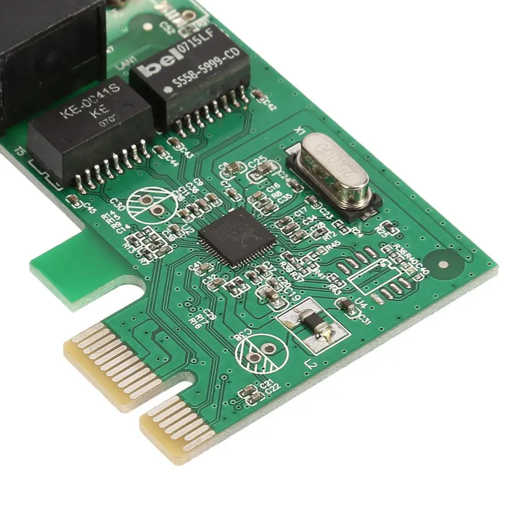 Cartes réseau,Carte réseau PCIe RJ45 Ethernet Gigabit, 10-100-1000 mb-s ...