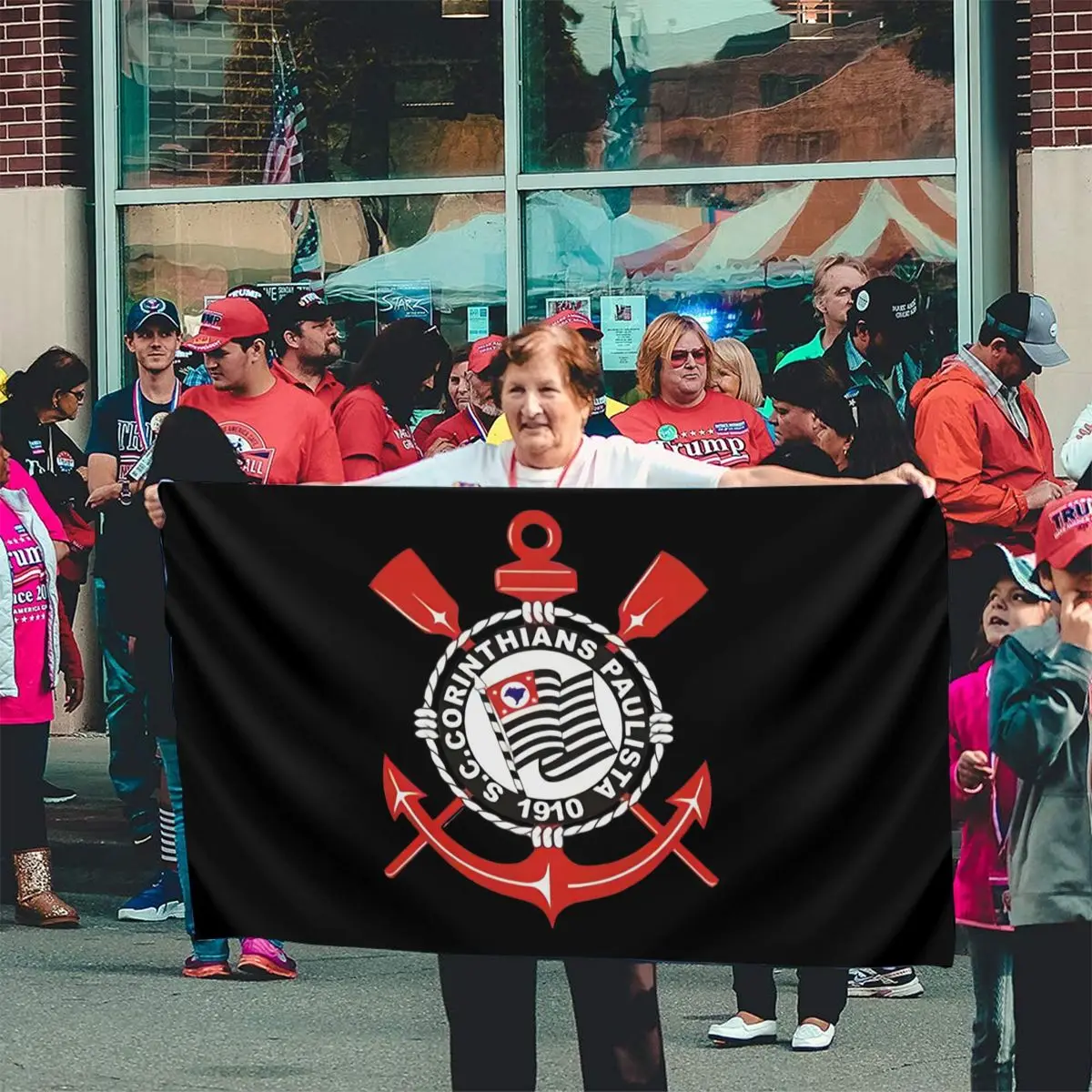 Corinthians Paulista Brasil Futebol Crista São Paulo Serie A Bandeira ...