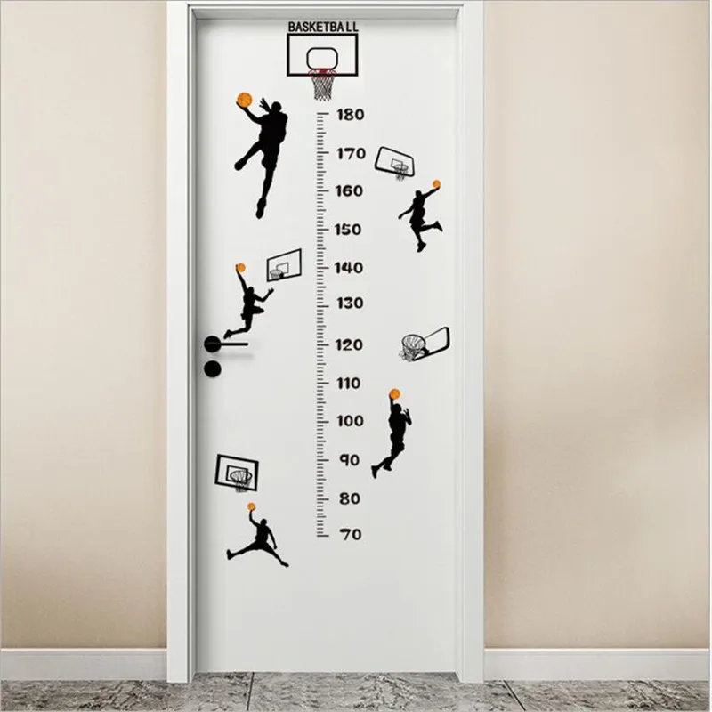 Basketball-Boy-Height-Measure-Wall-Stickers-For-Kid-s-Bedroom-Self ...