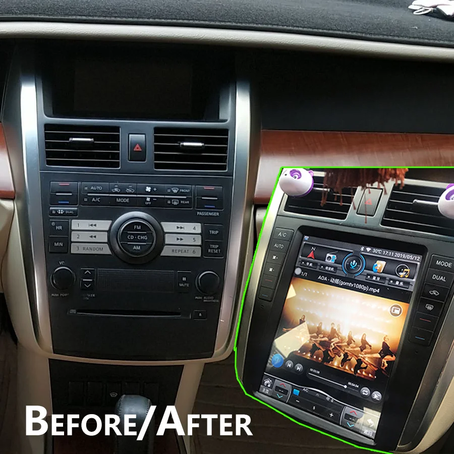 Tesla Screen 2din Car Radio For Nissan Teana J31 230jk 230jm Android ...