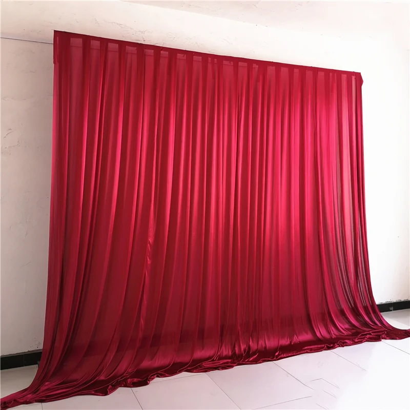 Party Backdrop Wedding Decoration Drape Big Events Background Cloth Ice ...
