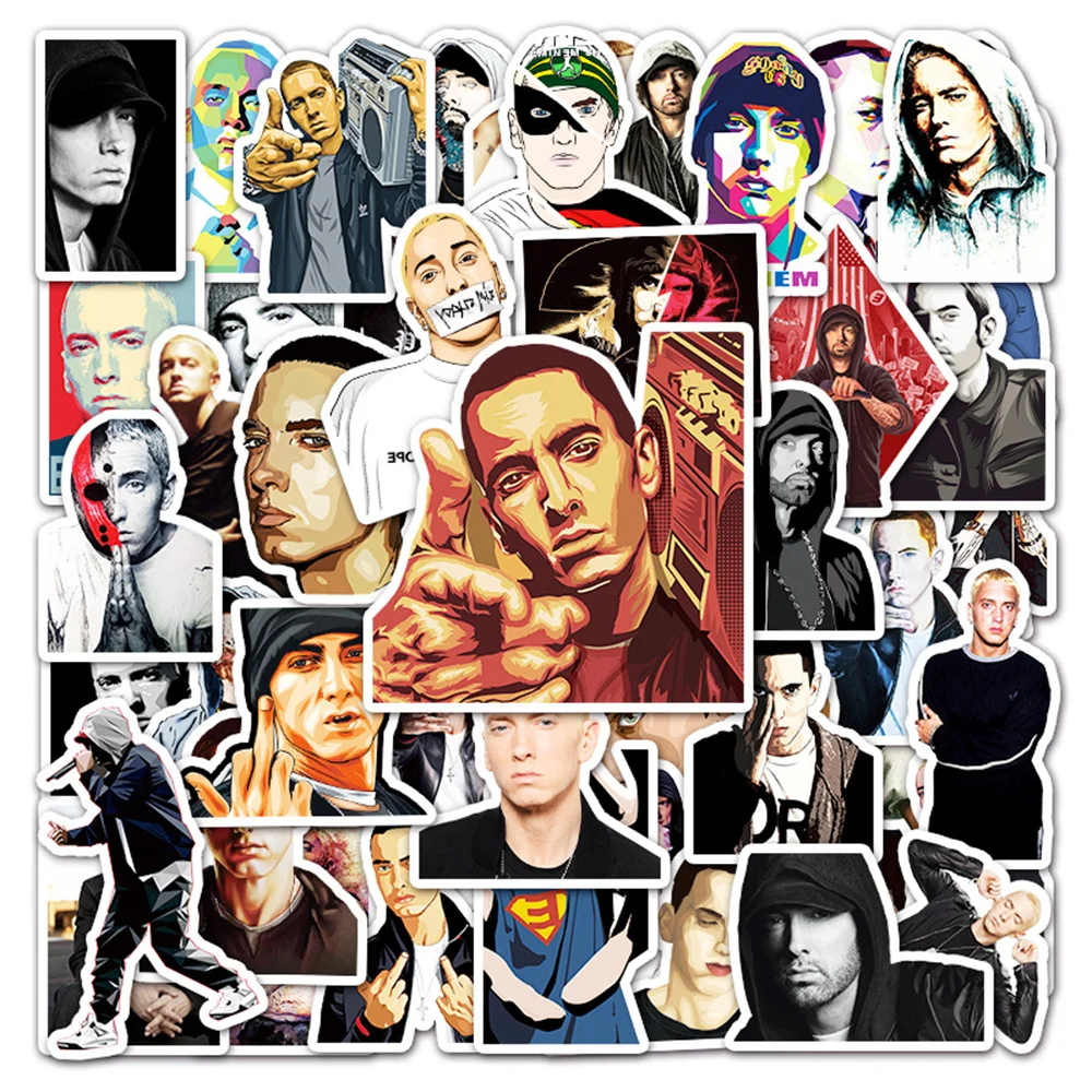 10-30-50PCS-Eminem-Rapper-Graffiti-Waterproof-Sticker-Suitcase-Notebook ...