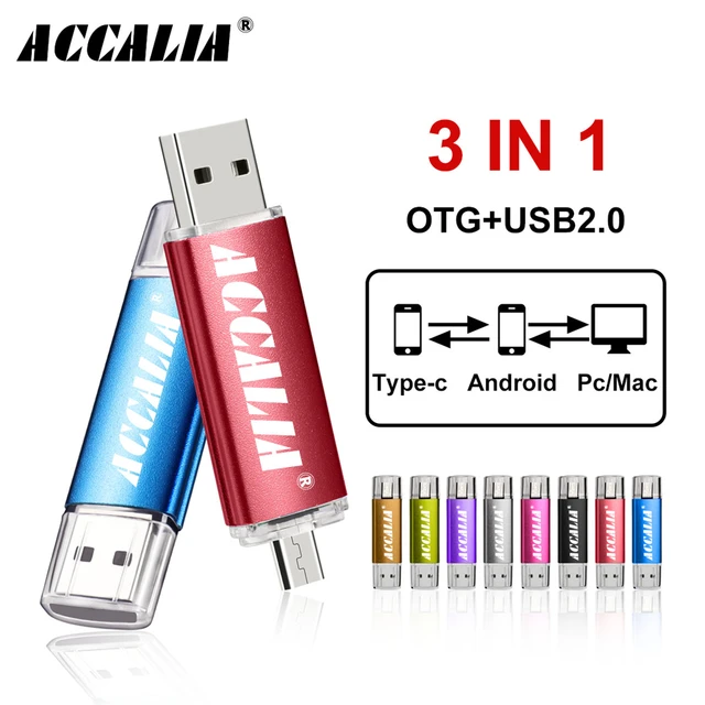 Smart OTG cle usb flash drive 16GB 8GB metal pen drive 64GB 32GB ...