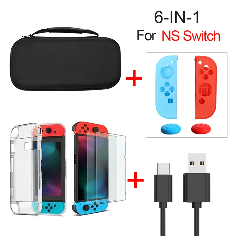 Durable-Travel-Carry-Case-Compatible-For-NS-Nintendo-Switch-Accessories ...