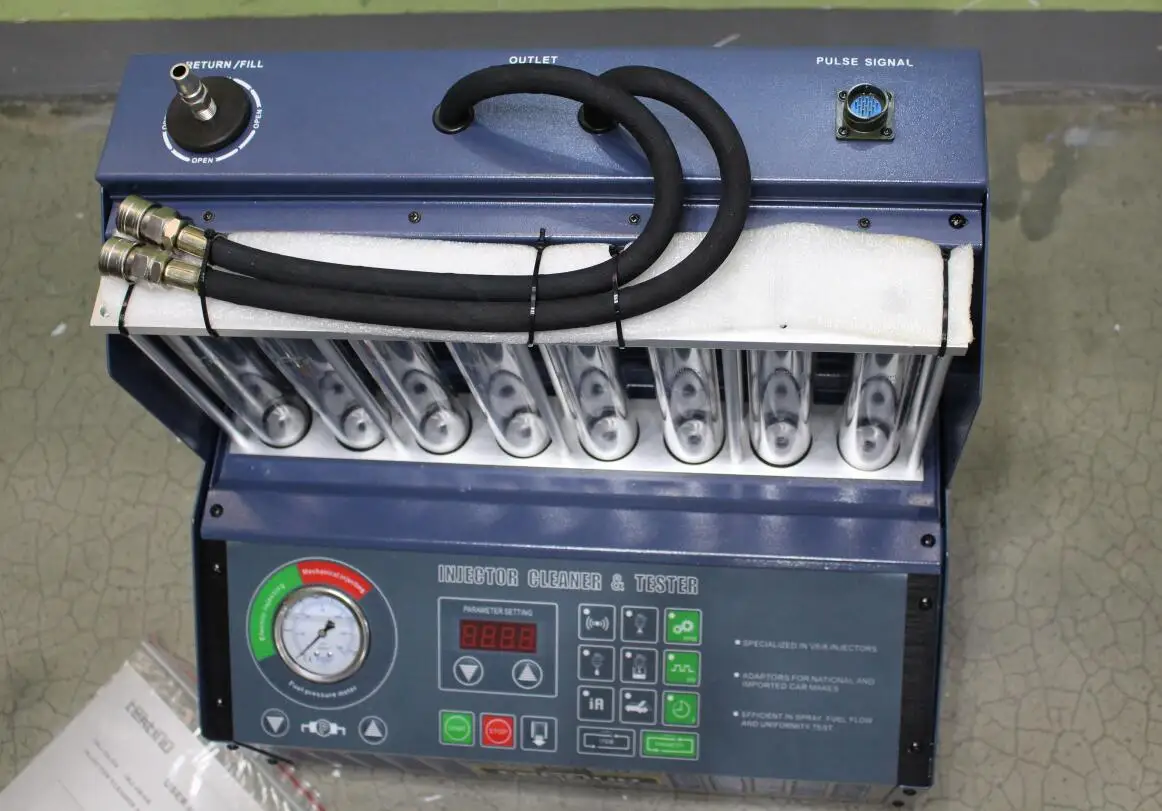 8 Cylinders Fuel Injector Cleaning Machine For Gasoline Engines For ...