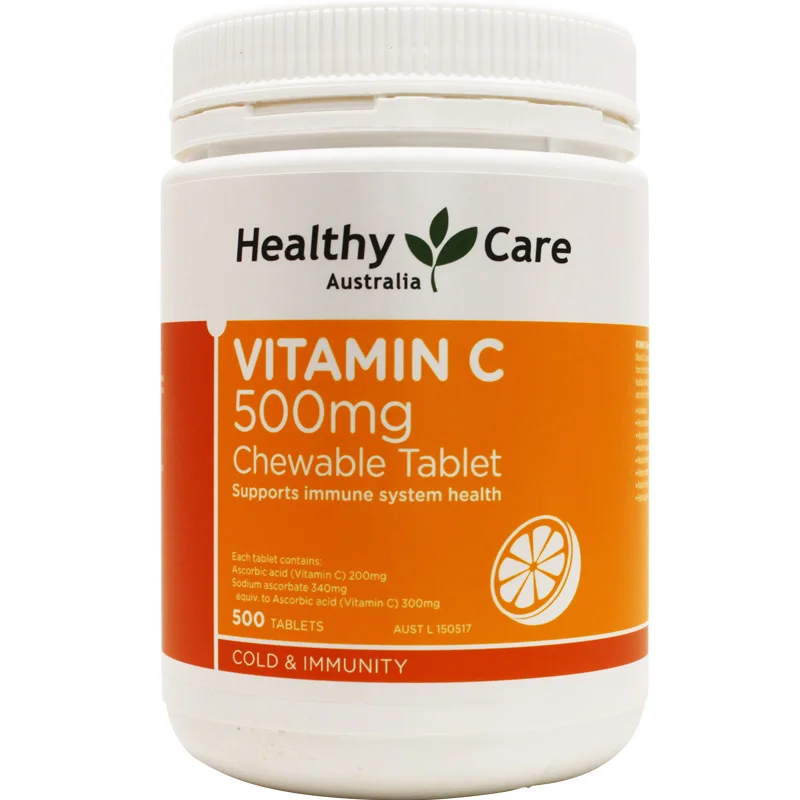Pastillas-de-vitamina-C-para-el-cuidado-de-la-salud-500mg-500-tabletas ...
