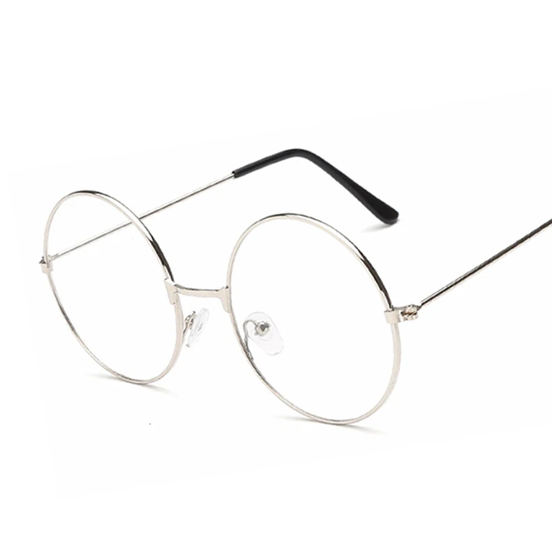 New-Vintage-Round-Glasses-Frame-Women-Metal-Small-Circle-Shape-Eyewear ...