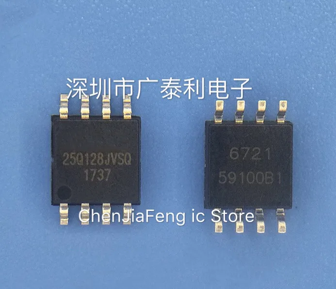 Lote de 10 unidades a 100 unidades, W25Q128JVSQ, 25Q128JVSQ, W25Q128JVSIQ SOP 8, nuevo y ...