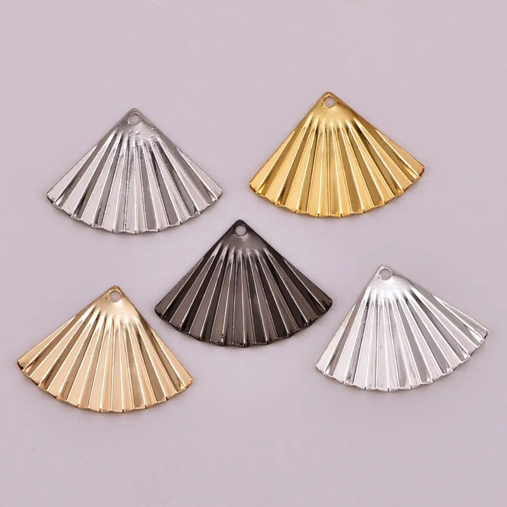 14-5x19-5mm-de-cobre-ondulado-en-forma-de-abanico-accesorios-de-joyer-a ...