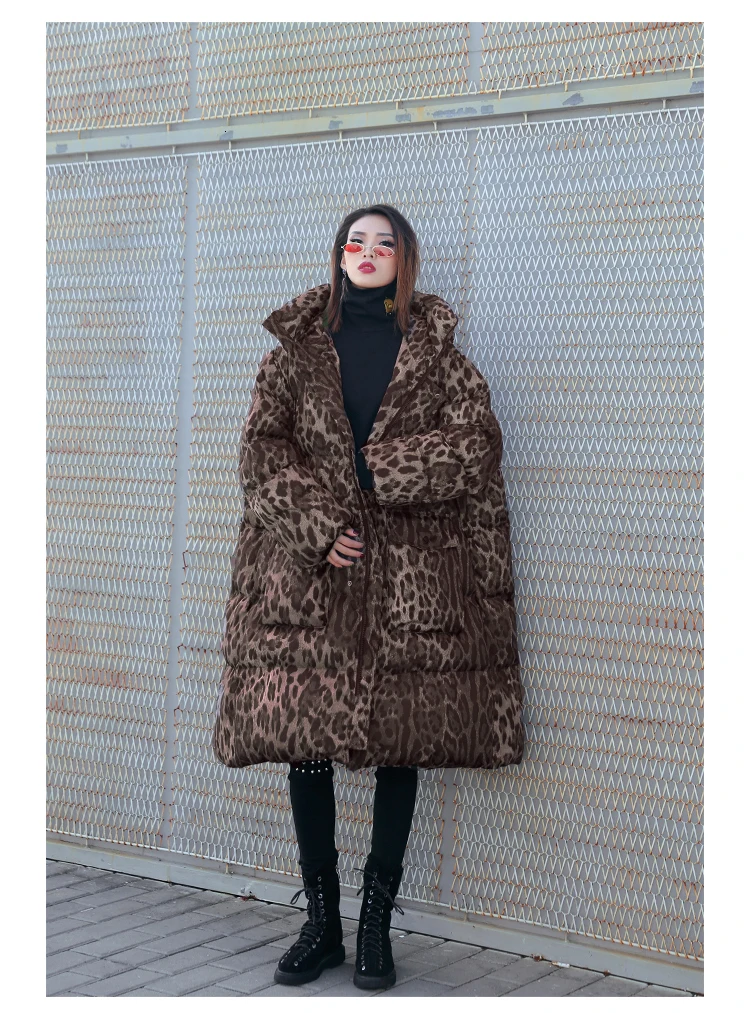 SuperAen Cotton New Warm Parkas Coat Female Loose Pluz Size Winter ...