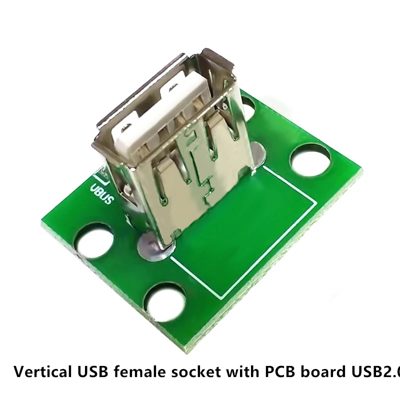 수직 USB 암 소켓 PCB 보드, USB 2.0 암 소켓 용접, 데이터 케이블 전송, USB 암 커넥터 A|반도체 집적회로| - AliExpress