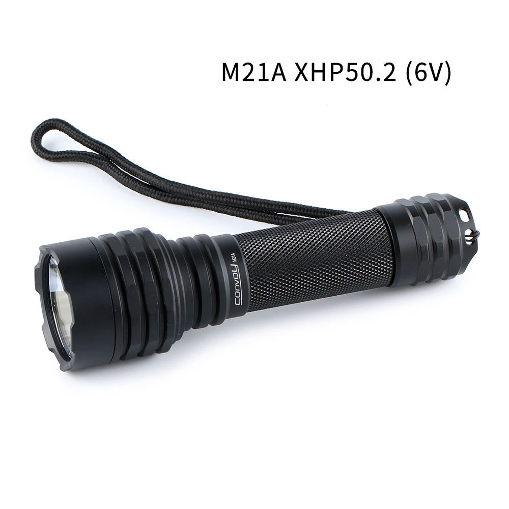 Convoy M21a 6v Xhp50.2, 21700 Flashlight ,torch, 12 Groups,orange Peel ...