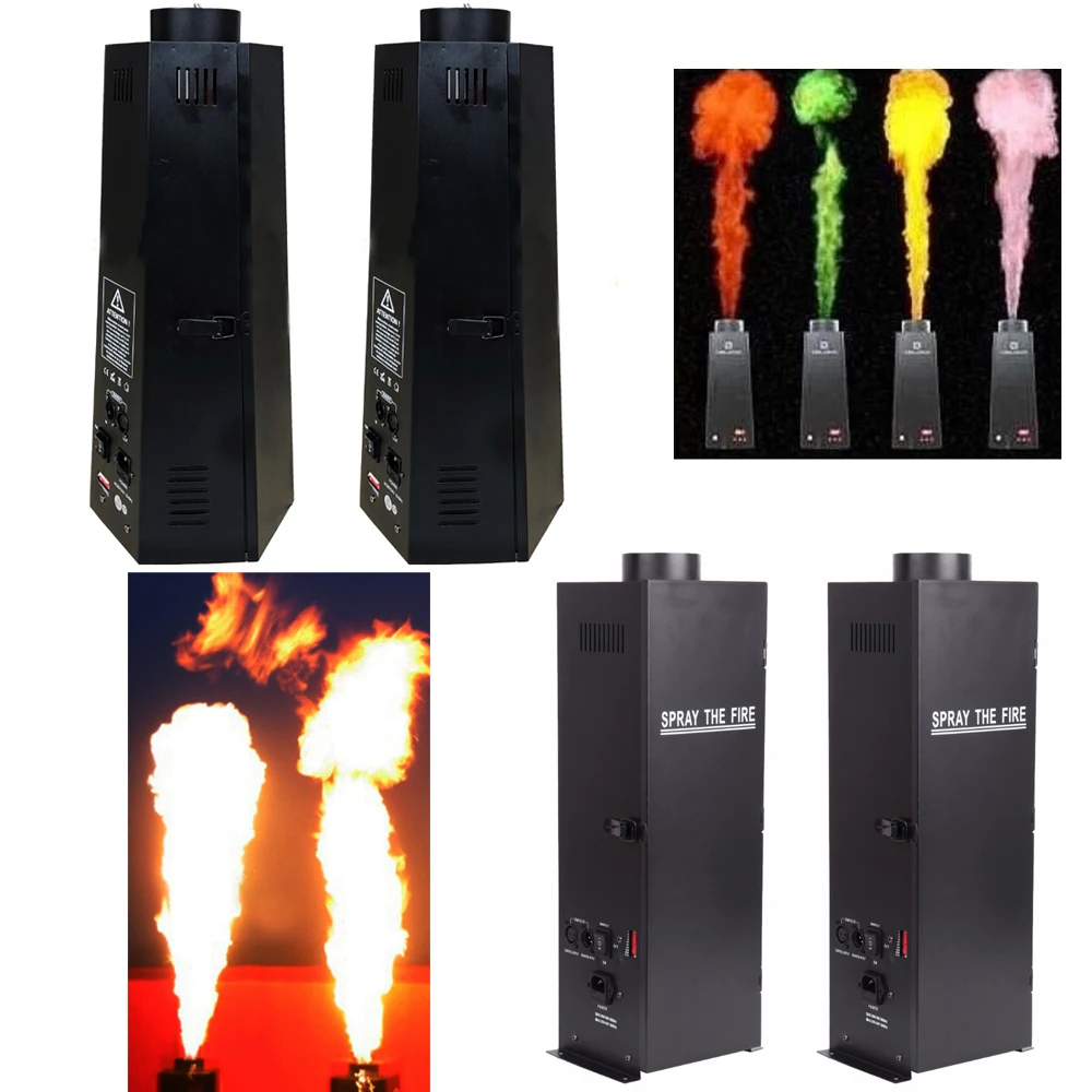 2-pieces-lot-Stage-DJ-Fire-Machine-DMX-Flame-Projector-Stage-Effect ...
