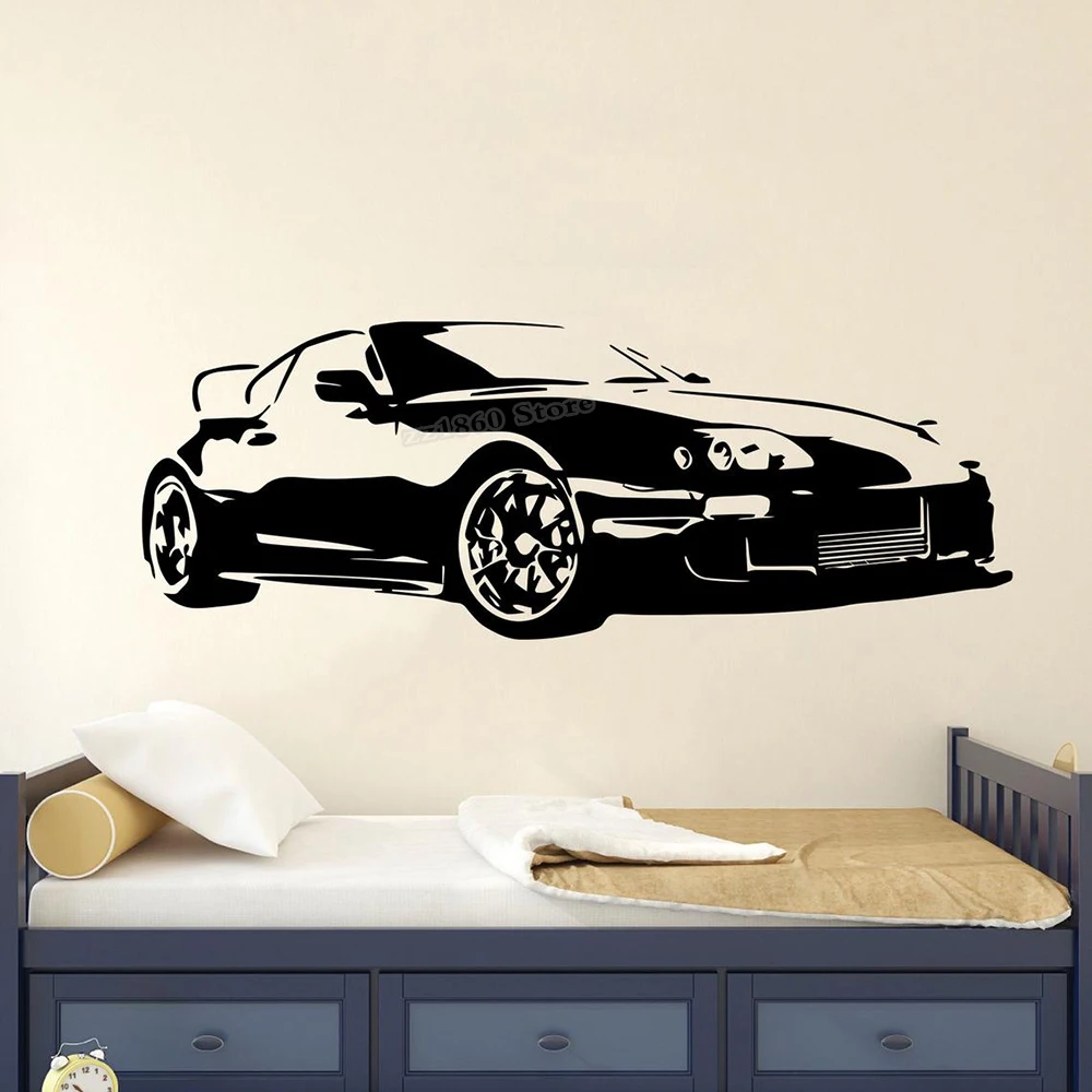 Car-Wall-Decal-Car-Wonderful-Decal-Super-Car-Sport-Car-Wall-Sticker-Car ...