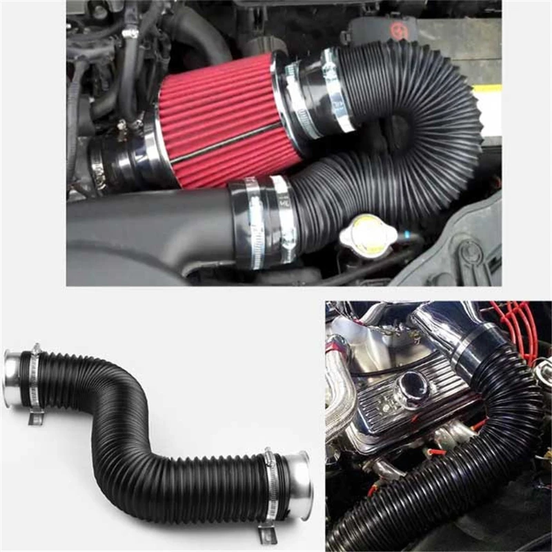 Other Parts & Accessories - Universal Flexible Air Intake Pipe Inlet ...