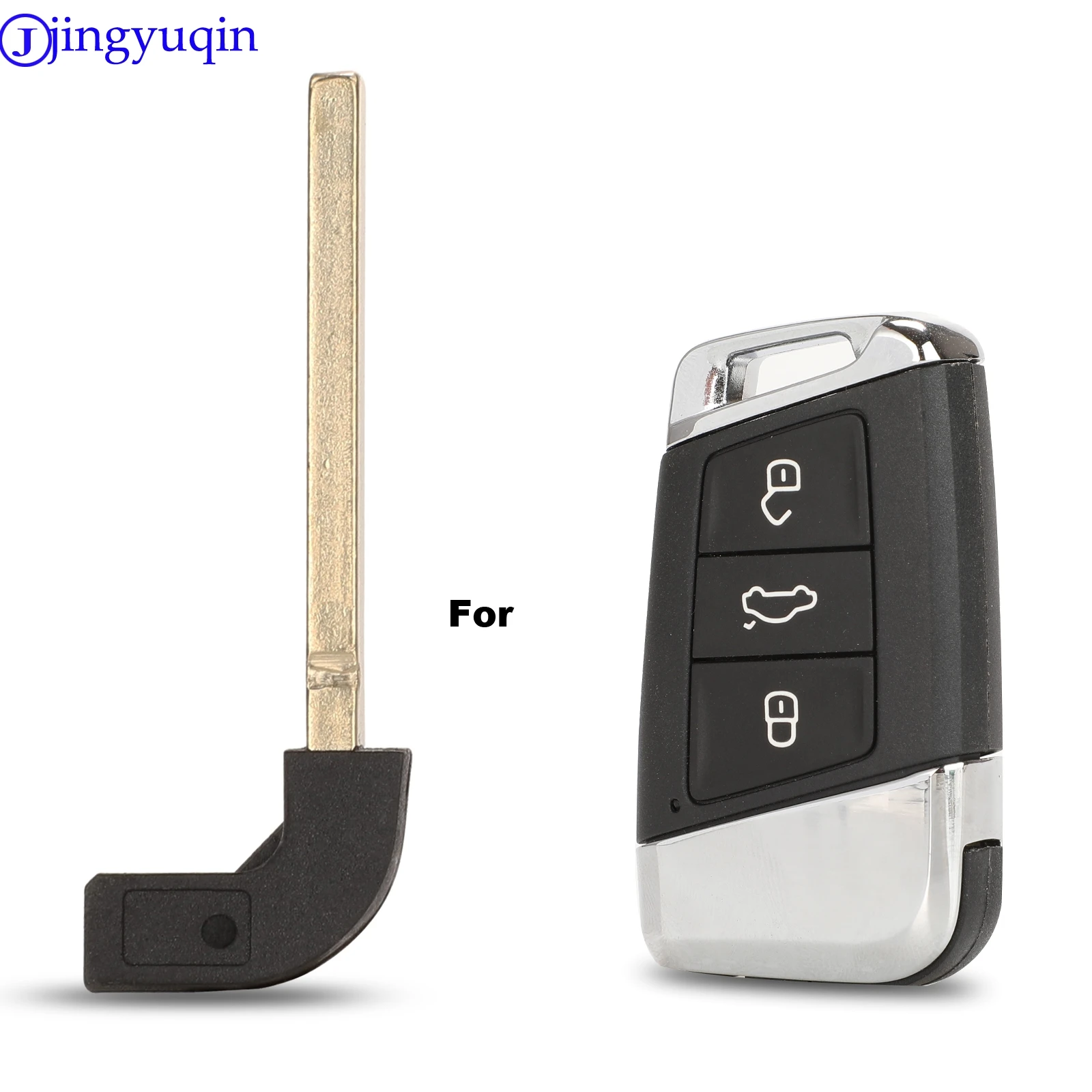 Jingyuqin Replace Smart Car Key Shell Blade For Volkswagen Vw Passat B8 ...