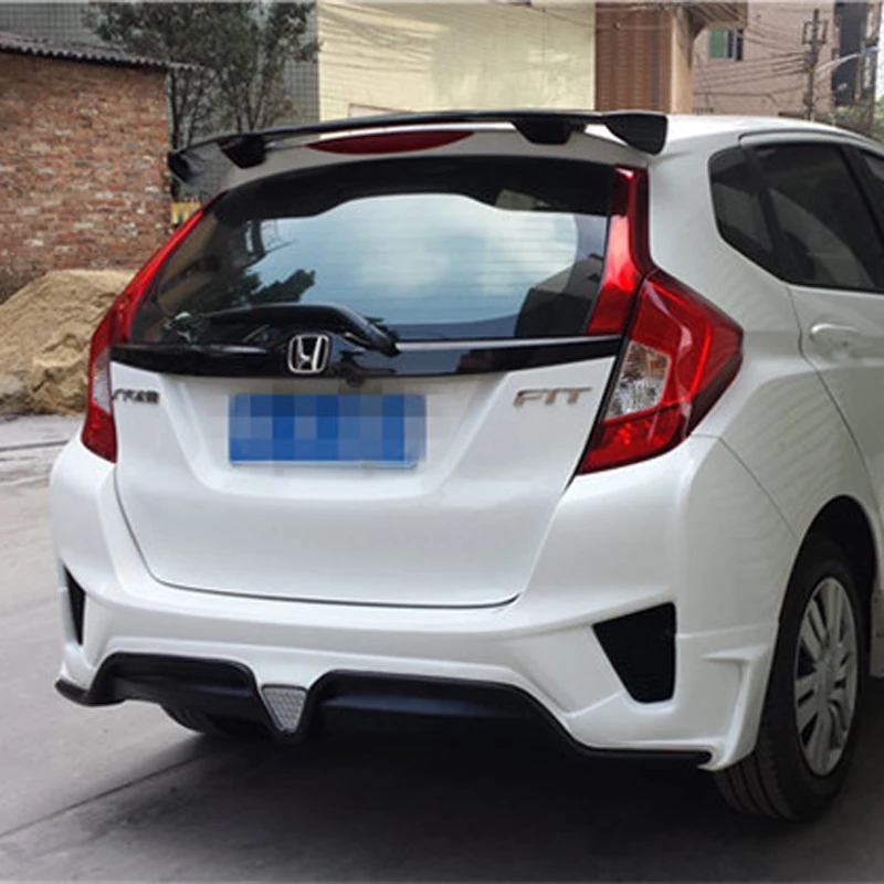 For-Honda-Fit-Jazz-2014-2015-2016-2017-Car-Decoration-Rear-Spoiler-High ...