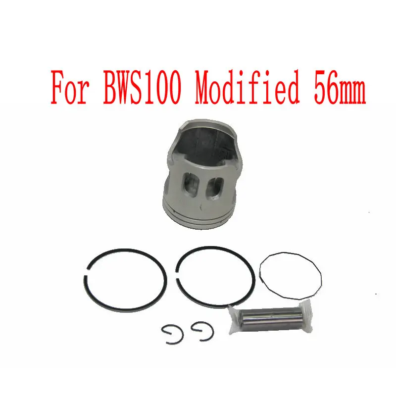 Motorcycle BWS100 56mm Modified Piston & Ring Set Kit For Yamaha 100cc ...