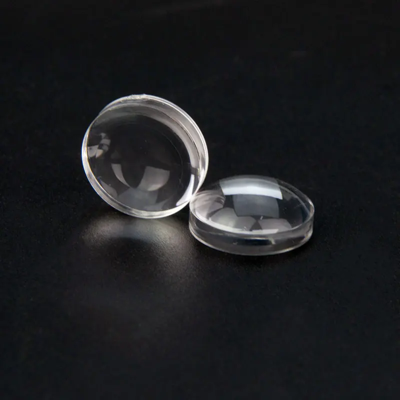 5PCS 16mm Optical Acrylic Aspheric Focal Length 20mm Plastic LED Plano ...