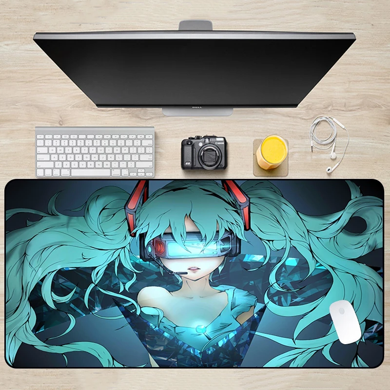 XL rectangular gaming mousemat Hatsune Miku Mousepad Extra Large XXL ...