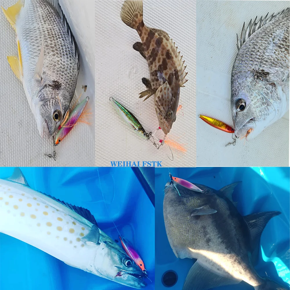 Rattle Jig Sea Fishing Lures - 20g/30g/40g/60g/80g - Easy Fishing Tackle