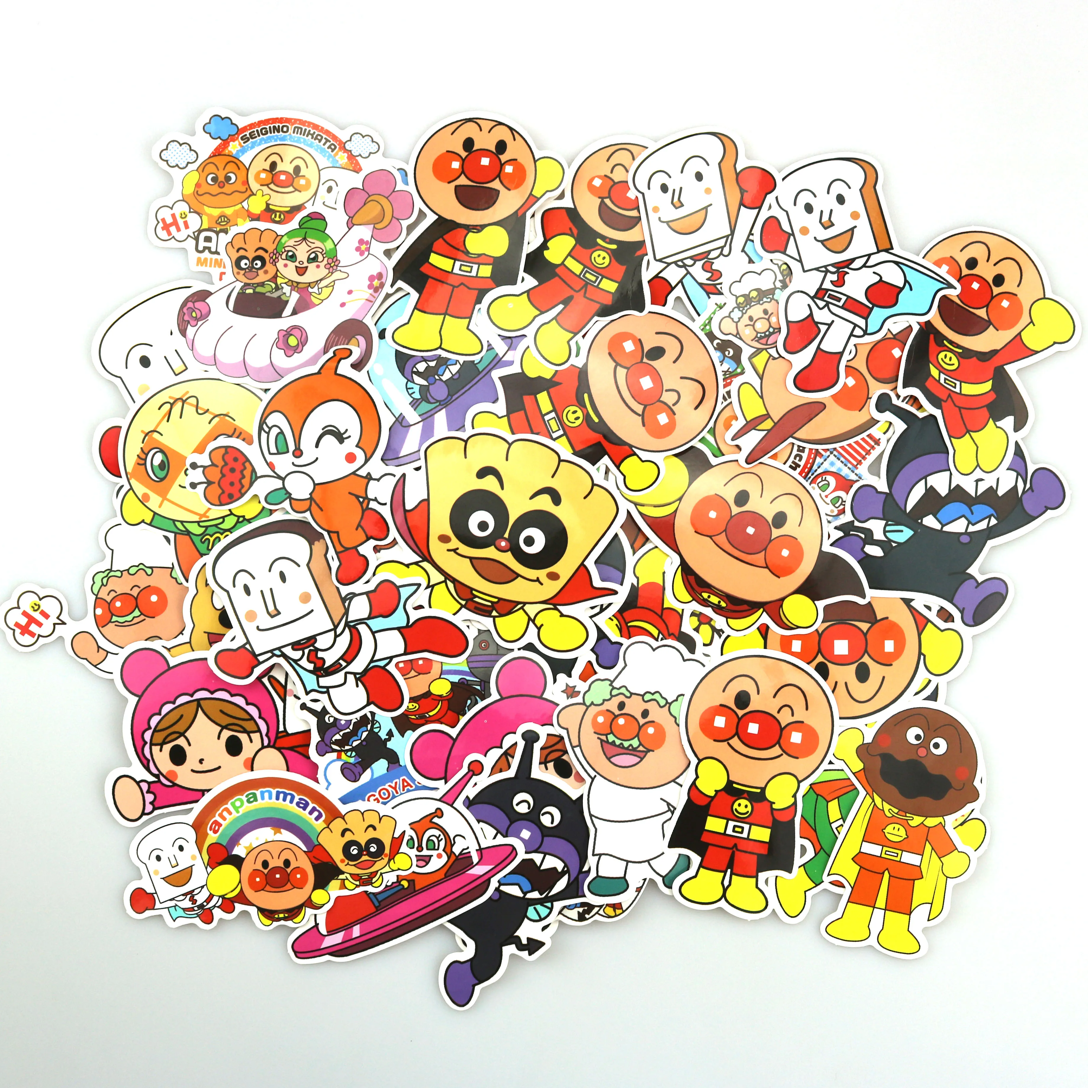 10/30/57PCS Cartoon Anpanman Stickers For Waterproof Decal Laptop ...